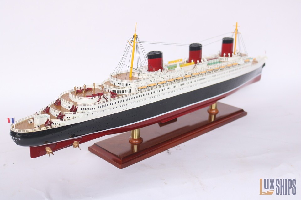 SS Normandie Ship Model 80cm - SS Normandie Model Ship | eBay