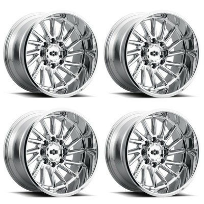 Set 4 20" Vision Rapier 306 Chrome 20x12 Wheels 8x180 -51mm For Chevy ...