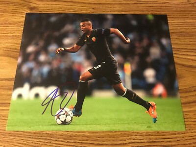 Ashley Cole Autographed 11x14 Photo England Chelsea LA Galaxy A.S. Roma ...