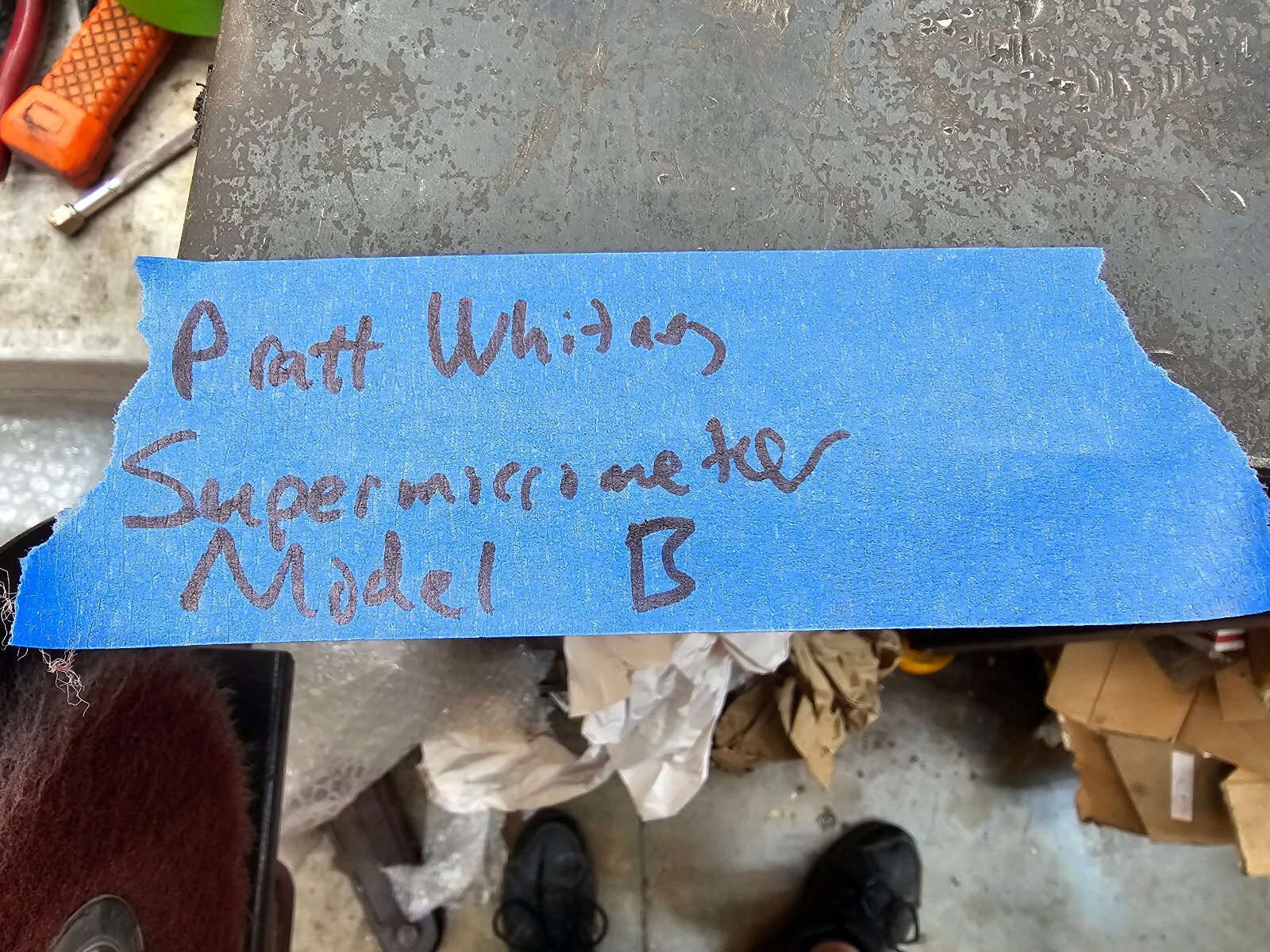 CALIBRATED Pratt & Whitney Super Micrometer Model B .00002" Gage ...