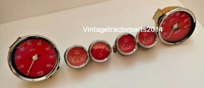 Smiths Set 100MM Mech Speedo 0-180 Mph + 0-80 RPM + 52 MM Elektrisch ...