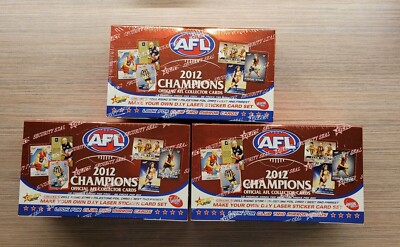 2012 AFL SELECT CHAMPIONS FACTORY SEALED BOX - 36 PACKS BRAND NEW X 3 ...