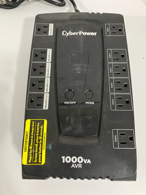 CyberPower 1000 VA AVR 12-Outlet UPS Battery Backup | eBay