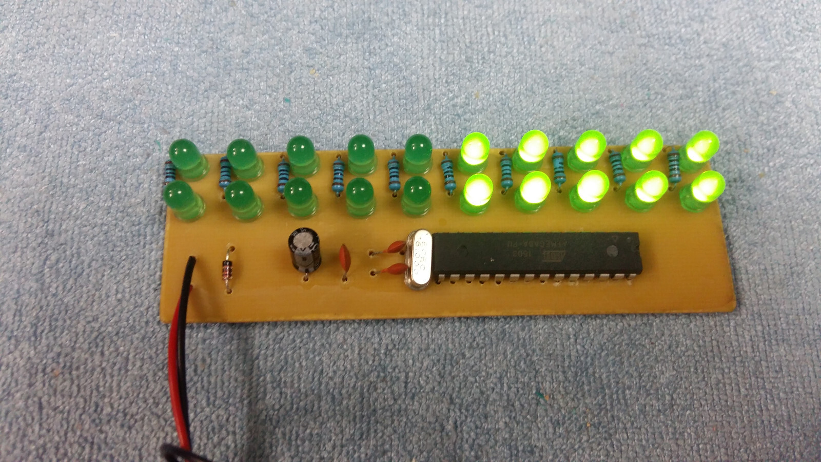 GREEN LED Chaser Sequencer Light Show Knight Rider Strobe Flash | eBay