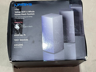 Linksys MX4200 Velop WiFi 6 Whole Home Mesh System AX4200 | eBay
