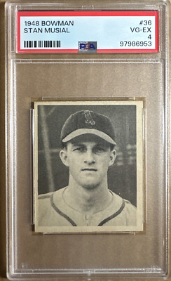1948 Bowman Stan Musial Rookie Card #36. PSA 4 | eBay