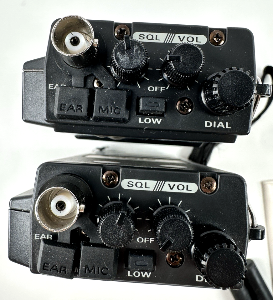 Yaesu FT-23R Hand Transceiver 2m Walkie Talkie (2) Complete Sets Clean ...