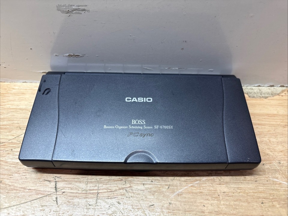 Casio Boss SF-6700SY 256KB PDA Business Organizer Scheduling System | eBay