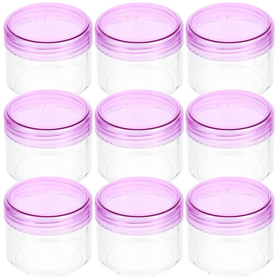 12 Pcs Lotion Storage Small Container Clear Containers with Lids Empty ...