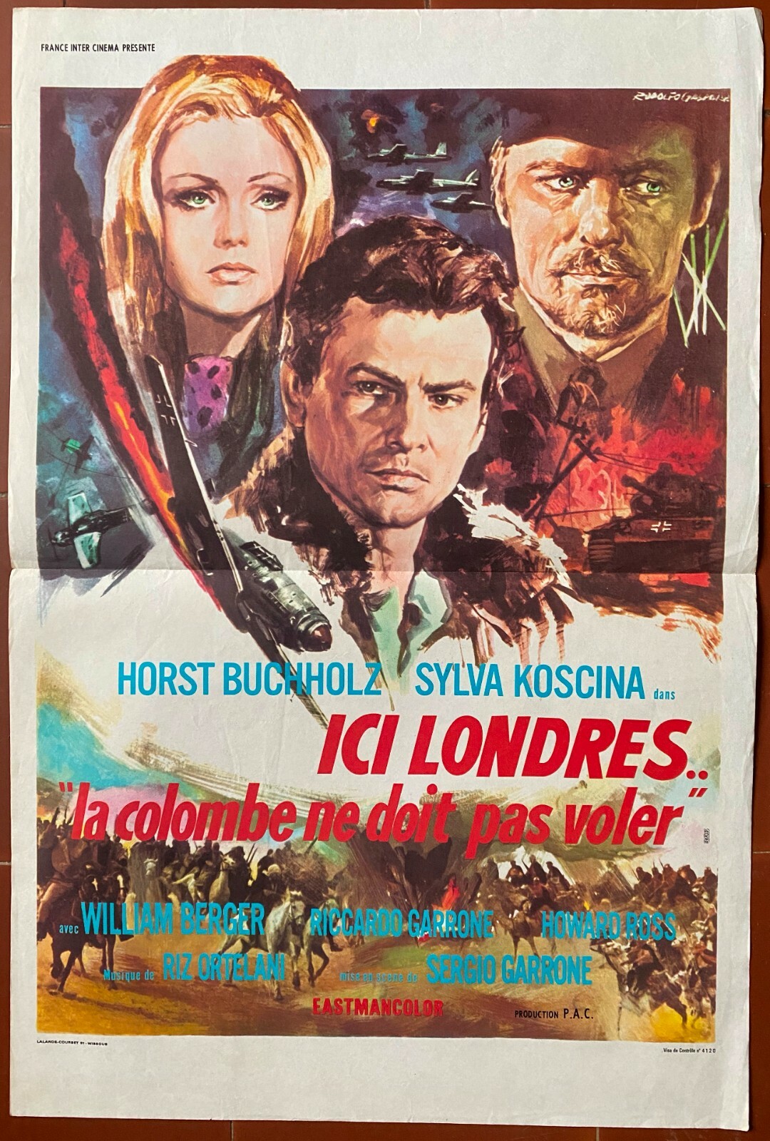 Poster Here London The Dove Ne Must Pas Fly Sylva Koscina 40x60cm | eBay