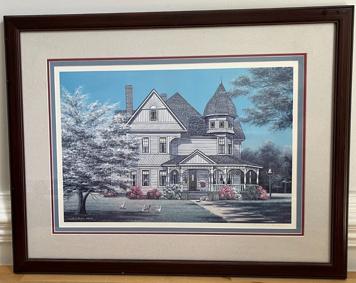 Pamela C Renfroe 1987, Limited Edition, Pencil Signed Print, Framed and ...