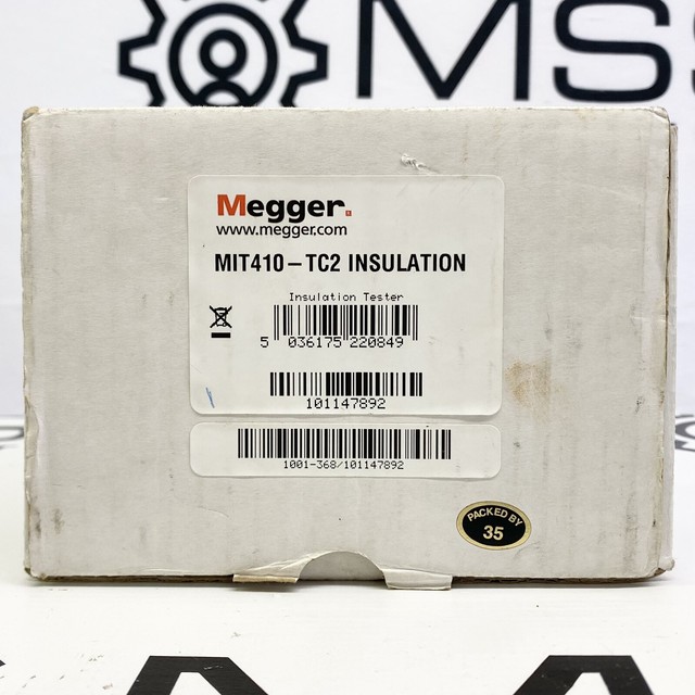 Megger Mit410-tc Megohmmeter Insulation Resistance Tester Mit 410tc for ...
