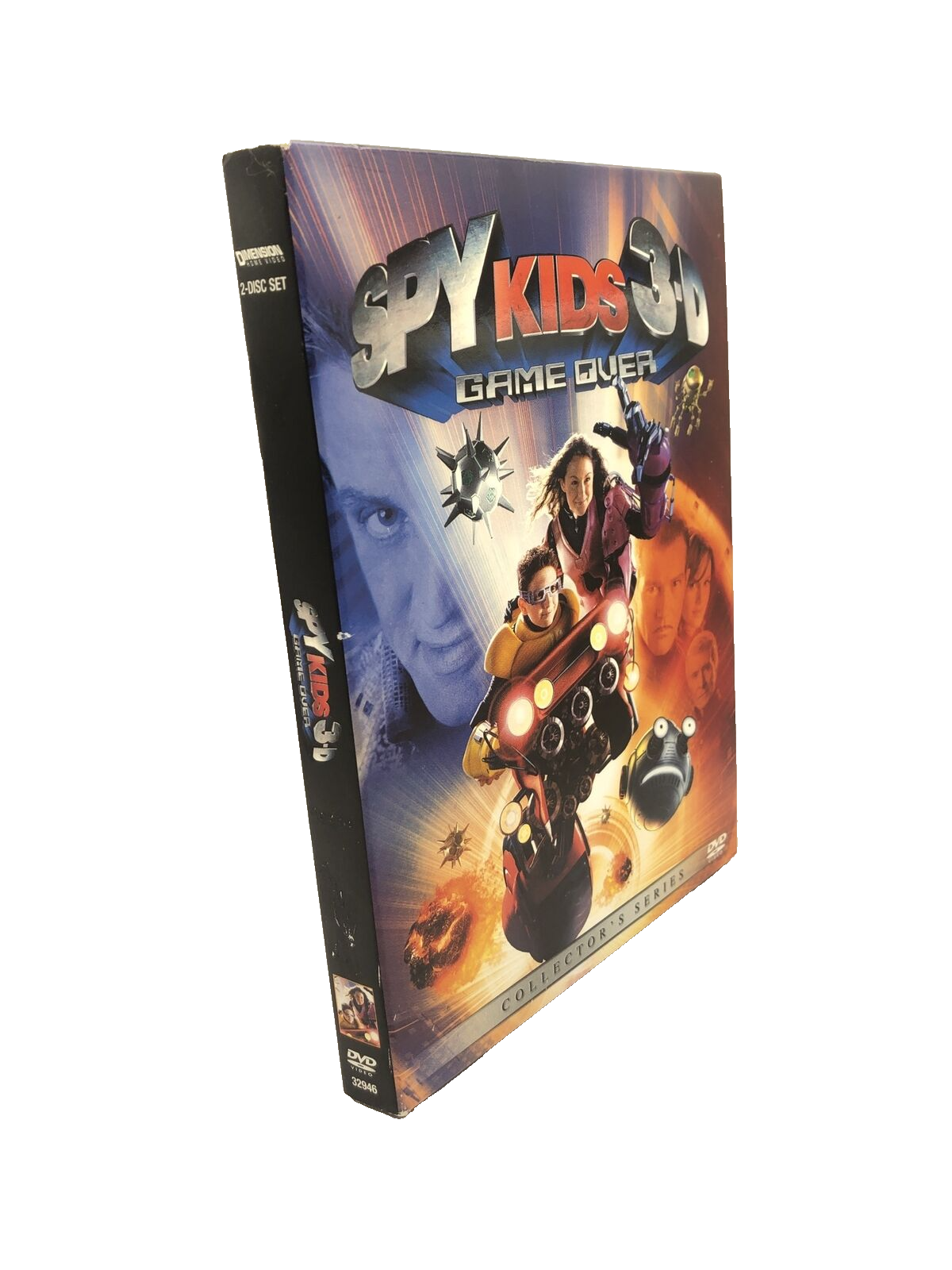 Spy Kids 3D: Game Over - 4 Pairs Of Glasses (DVD, 2004, 2-D and 3-D ...