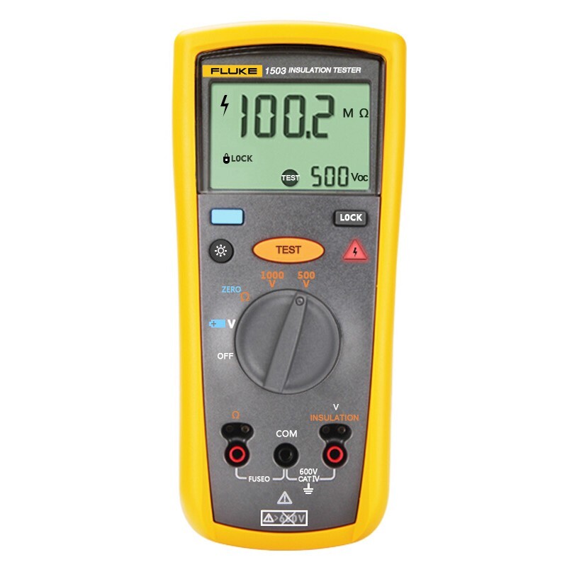 Fluke 1503 Digital Insulation Resistance Tester HighPrecision Megger ...