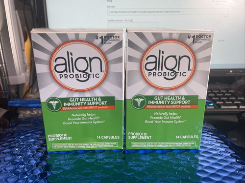 2-PK Align Probiotic Gut Health & Immunity Support Probiotic 14 Caps ...