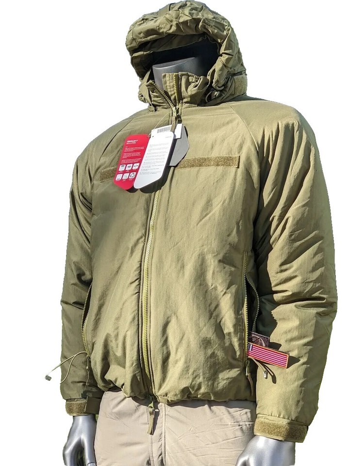 US Army Gen 3 Level 7 PCU ECW PrimaLoft Cold Weather GREEN Parka Jacket ...