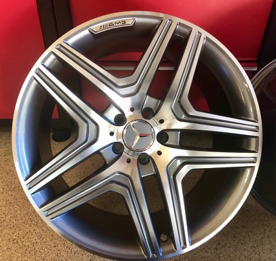MERCEDES 20 IN S63 GUNMETAL EDITION NEW RIMS EXCLUSIVE S550 FITMENT AMG ...