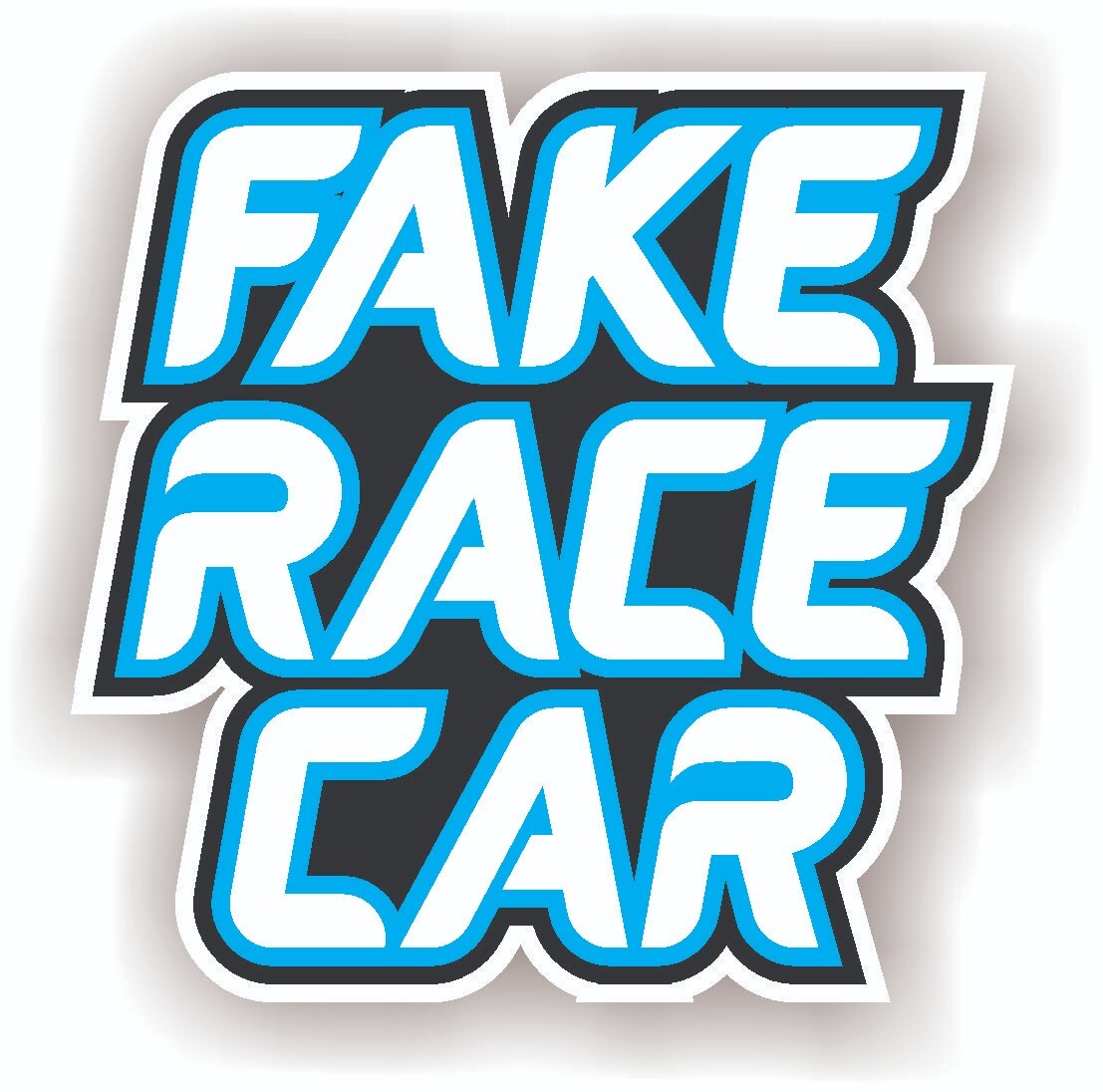 Fake Race Car Decal Sticker Turbo Diesel Truck Crew Boost Drift JDM Low ...