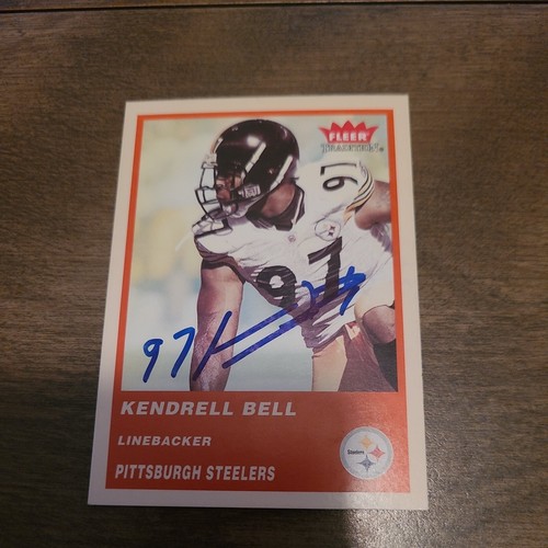 Nice 2004 Fleer Kendrell Bell Hand Signed Card | eBay
