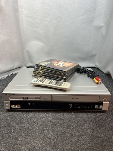 Go Video DV1130 DVD VCR Combo Player Hi-Fi VHS Recorder Silver Tested ...