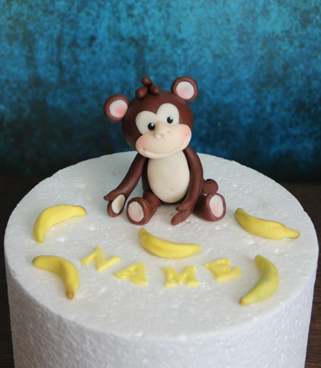 Monkey Cake Decorations 3d Monkey Cake In Dark Oak Brown