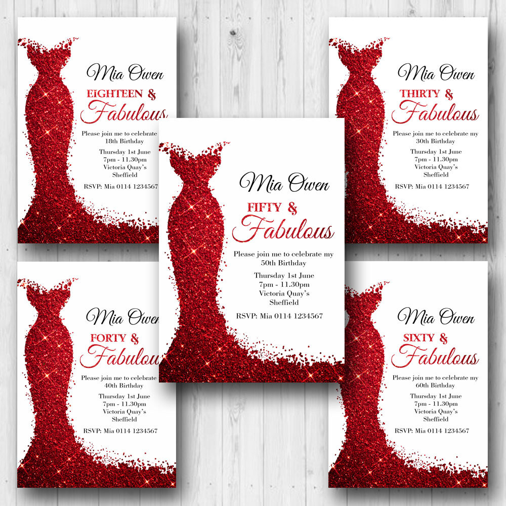 Unique 18th Birthday Invitation 18th Birthday Invitations | Send