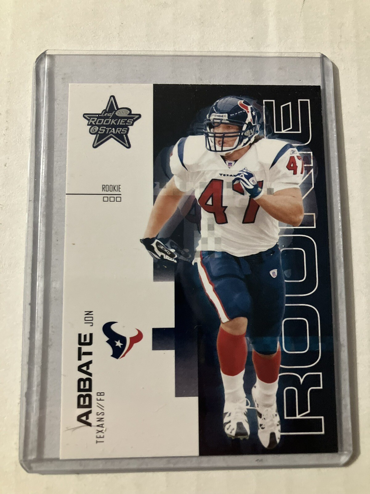 2007 Leaf Rookies & Stars Rookie /999 Jon Abbate #154 Rookie RC | eBay