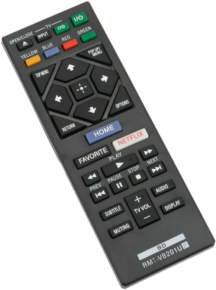 New Remote for Sony Blu-Ray DVD BDP-S3700 BDP-BX370 BDP-S6700 BDP-S1500 ...