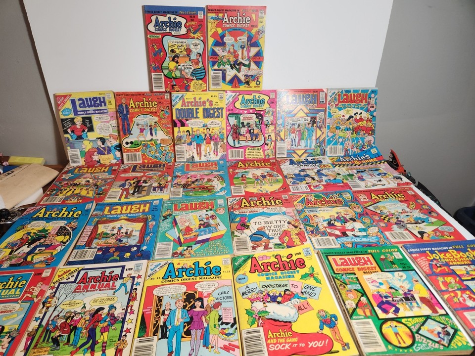 74 Vintage Archie Comic Digest Books - 1980's Era | eBay