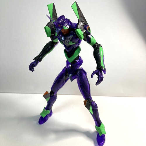 Evangelion EVA-FRAME Unit 01 Night Combat Ver. BANDAI Model Kit Figure ...
