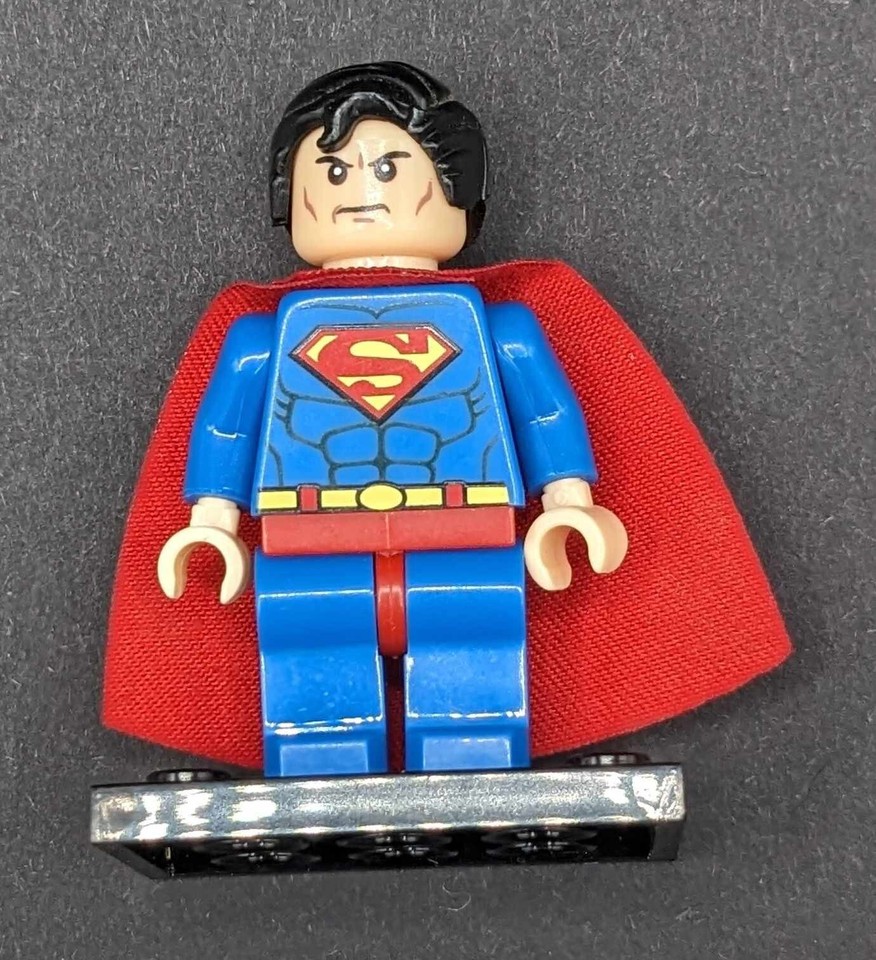 Lego Superman Mini Figure with stand Super Heroes DC Universe | eBay