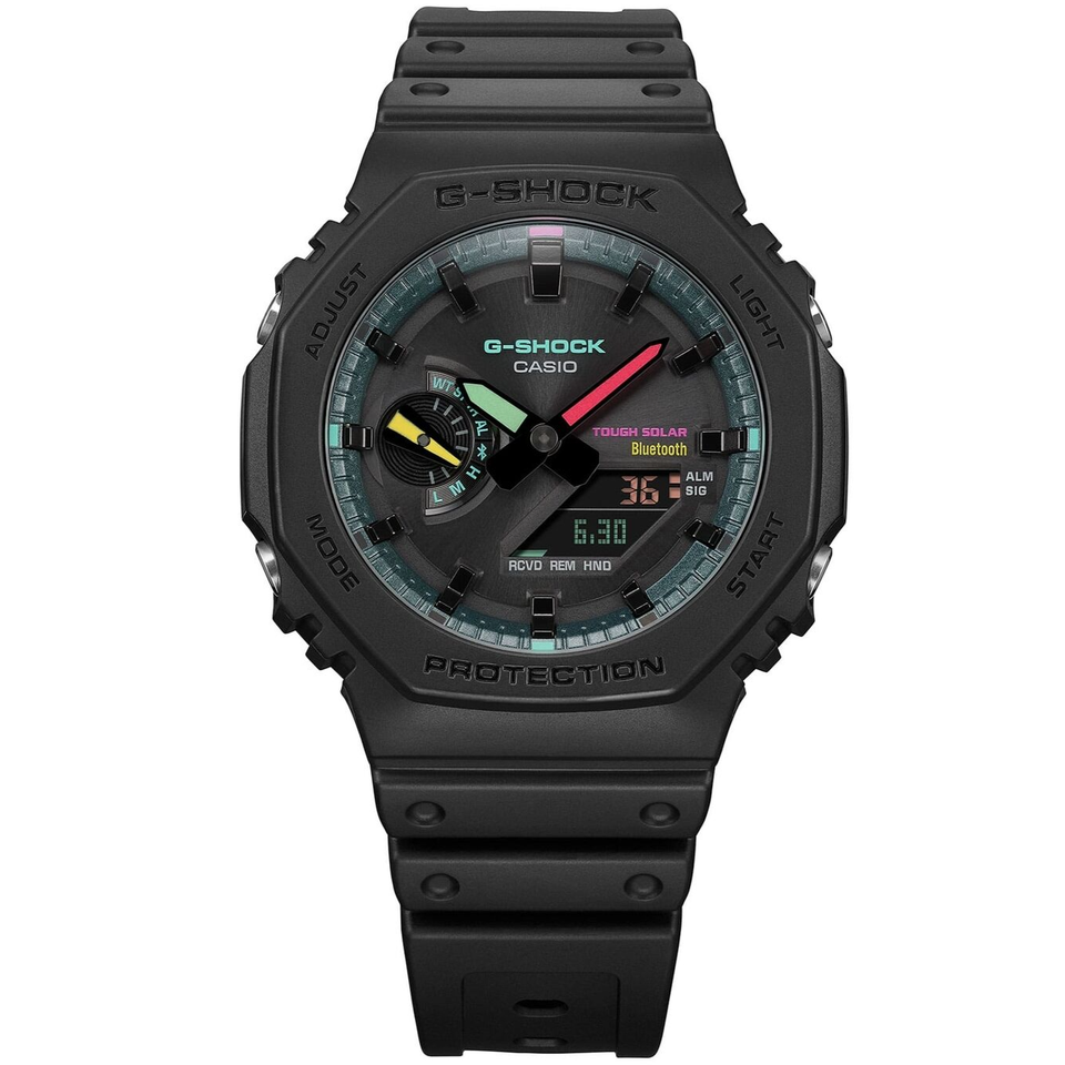 CASIO G-SHOCK GA-B2100MF-1AJF Multi Fluorescent color Bluetooth Solar ...
