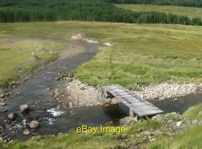 Photo 6x4 Footbridge over the River Cononish c2014 | eBay UK