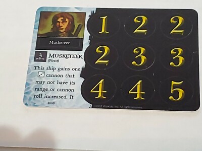 Wizkids Pirates ccg FROZEN NORTH | 112 | MUSKETEER /crew (Pirate) | eBay