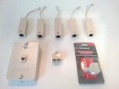 Mixed Lot - DSL Phone Line Filters (wall & line) - Modular Phone Plug ...