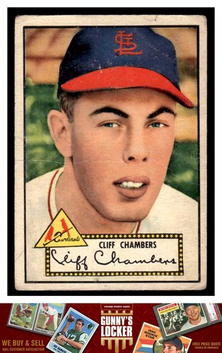 1952 Topps Cliff Chambers #68 St. Louis Cardinals | eBay
