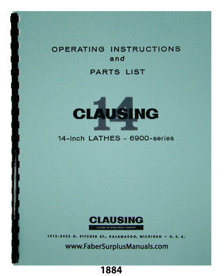 Lathe - Clausing 6900