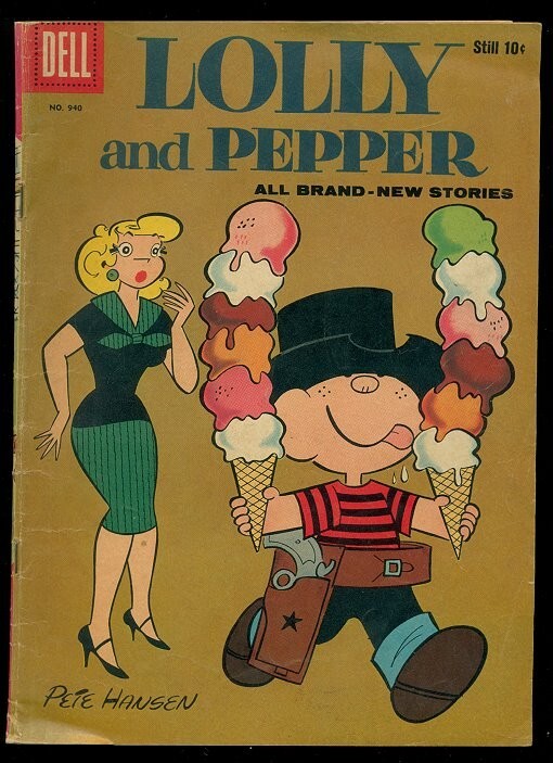 1958 LOLLY AND PEPPER comic book with PEPPER GETS A LICKING! cover | eBay