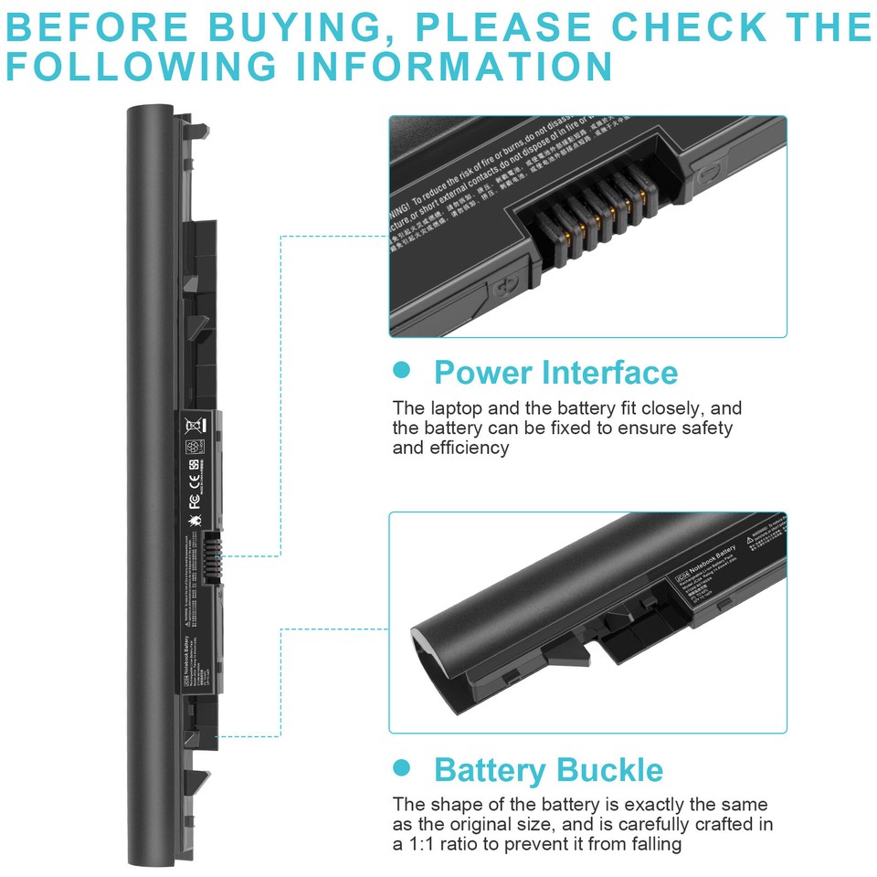 JC03 JC04 Battery for HP 919700-850 919701-850 HSTNN-PB6Y HSTNN-LB7V ...