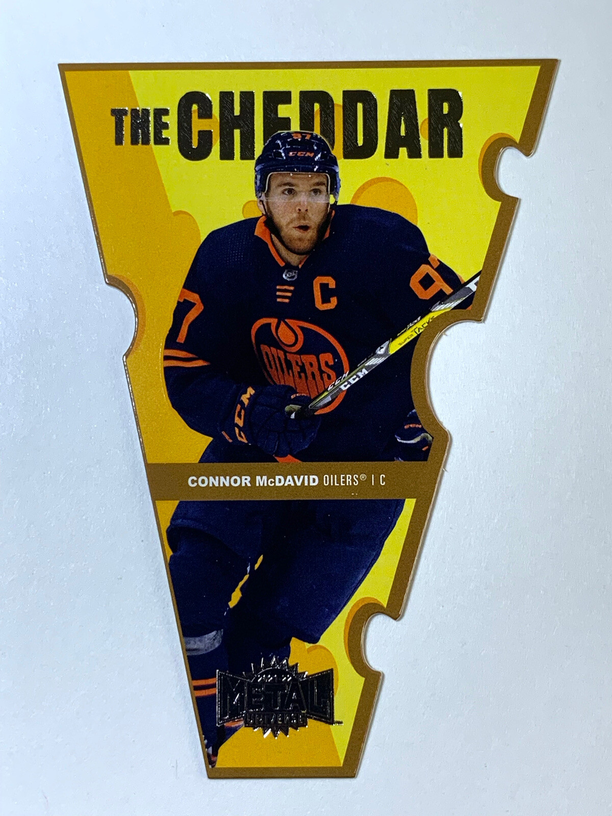 2021-22 Skybox Metal Universe The Cheddar CONNOR McDAVID Edmonton Card ...