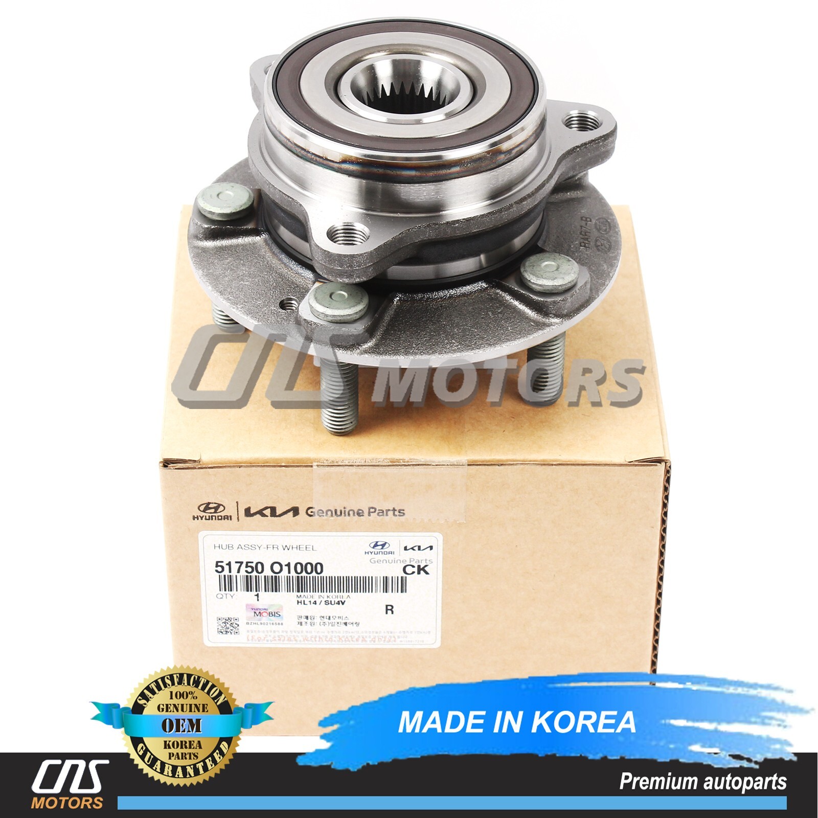 GENUINE OEM Kia Soul 2020-2023 for Front Wheel Hub & Bearing 51750 ...