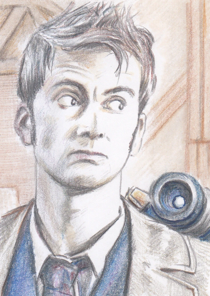 Doctor Who Drawing David Tennant