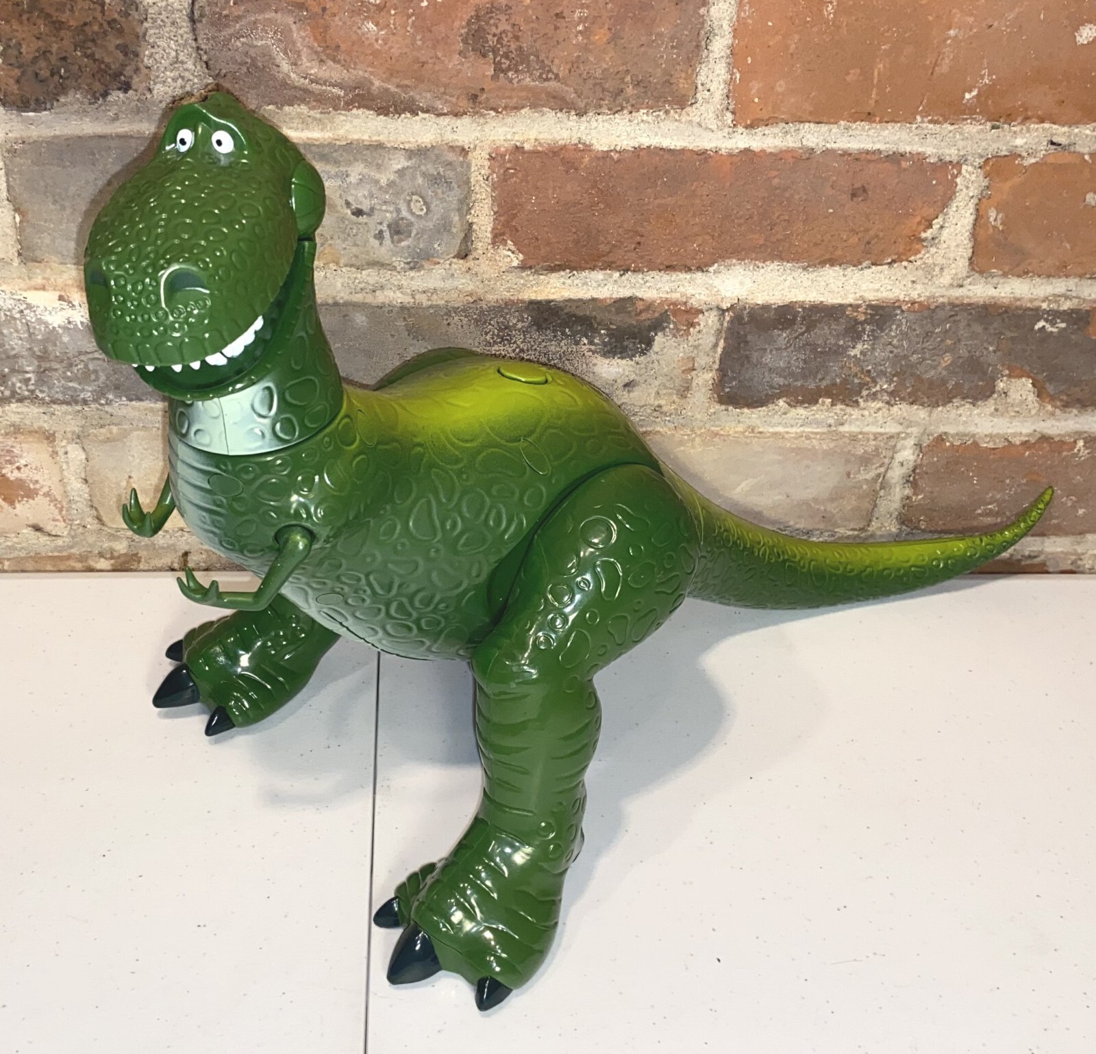 12" Pixar Disney Store Toy Story Talking Rex Deluxe Dinosaur Figure ...