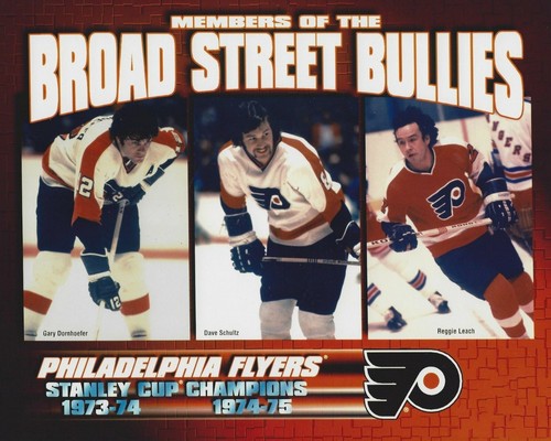 BROAD STREET BULLIES 8X10 PHOTO HOCKEY PHILADELPHIA FLYERS NHL PICTURE ...