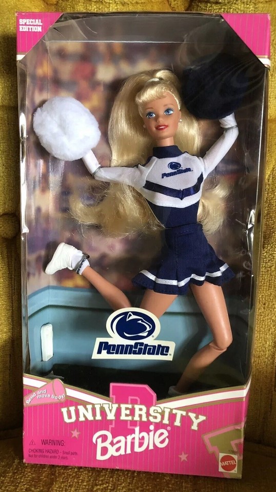 Penn State University Cheerleader Barbie, New, Articulated joints | eBay