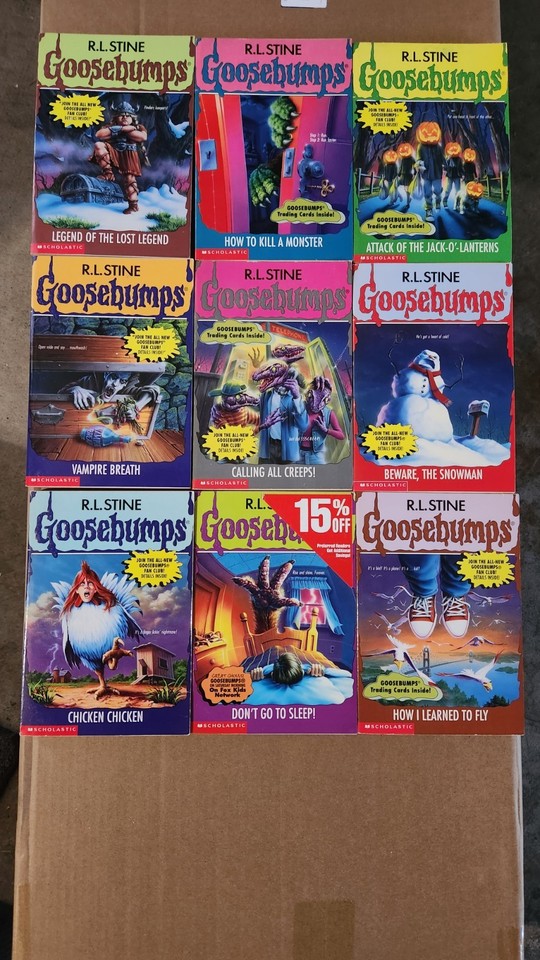 Goosebumps NEAR MINT #1-62 Complete Original Book Set | eBay