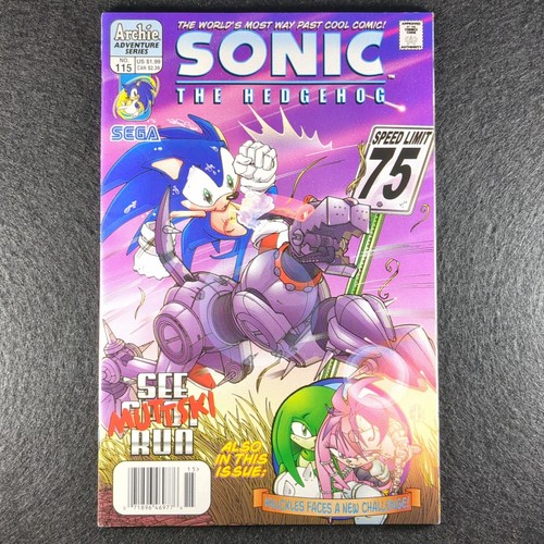 Sonic The Hedgehog #115 Newsstand - Patrick "Spaz" Spaziante Sketchbook ...