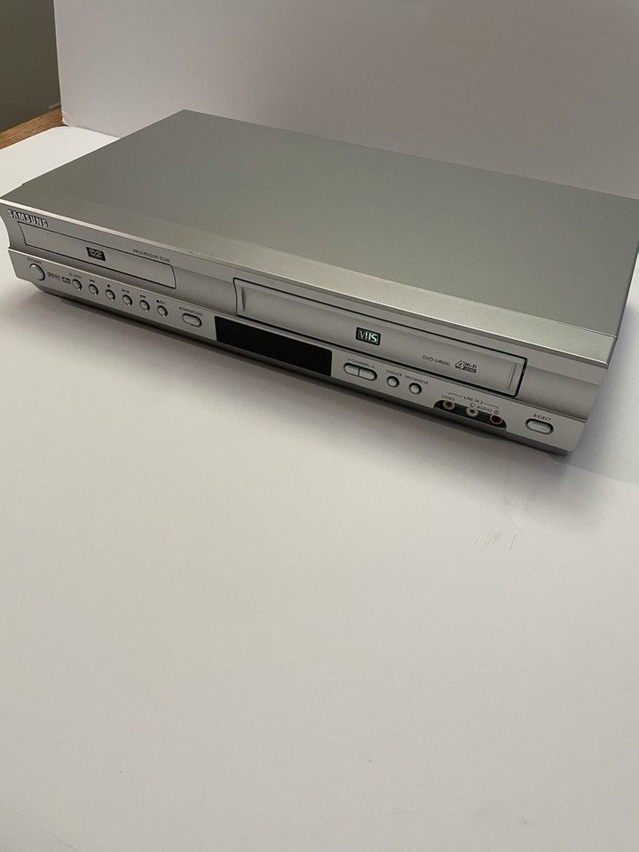 Samsung DVD-V4600 VCR DVD VHS Slim Combo Player Hi-Fi Recorder TESTED ...
