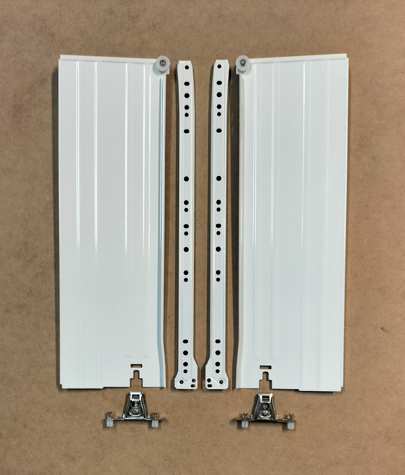 450mm by 150mm SINGLE SIDED METAL DRAWER RUNNERS WITH CAM ADJUSTABLE ...