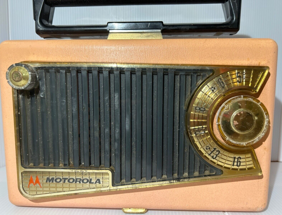 Vintage 1950's Motorola Roto-Tenna 56L2A/Chassis HS-513 Portable Radio ...